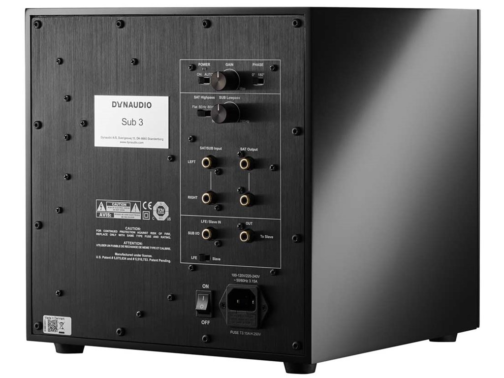 Dynaudio Sub 3, subwoofer med 300 watt effekt