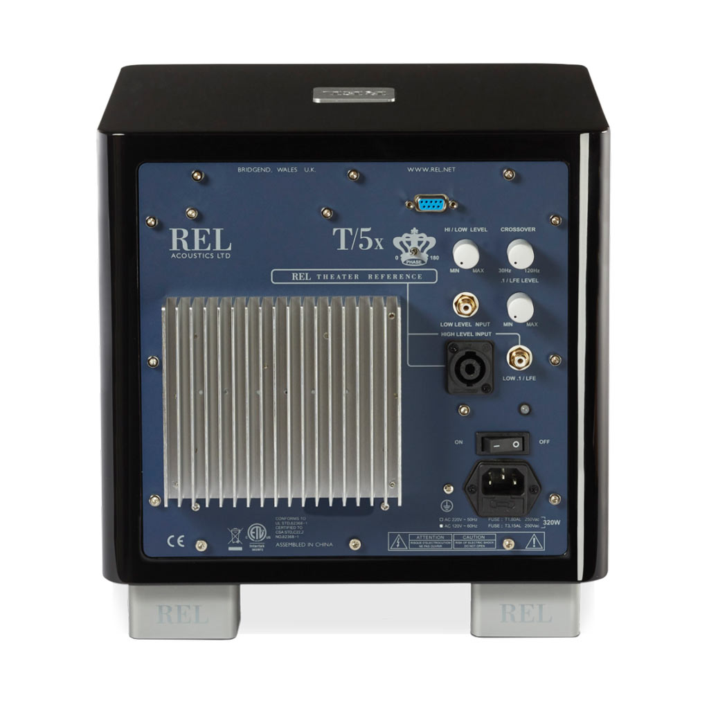 REL T5x, subwoofer til musik, med 8" enhed og 125 watt